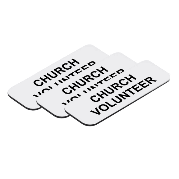 Church Usher Name Badge