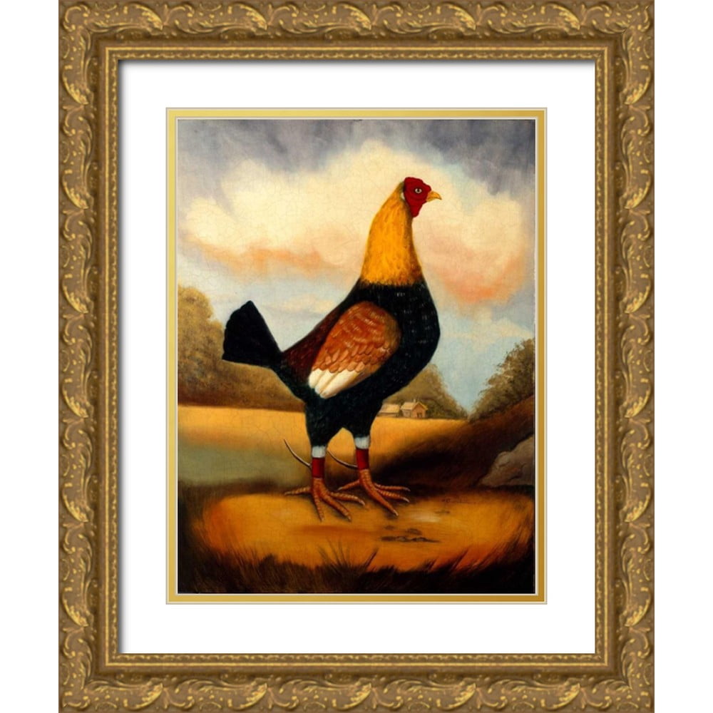 Churchill, Alexandra 19x24 Gold Ornate Wood Framed with Double Matting ...