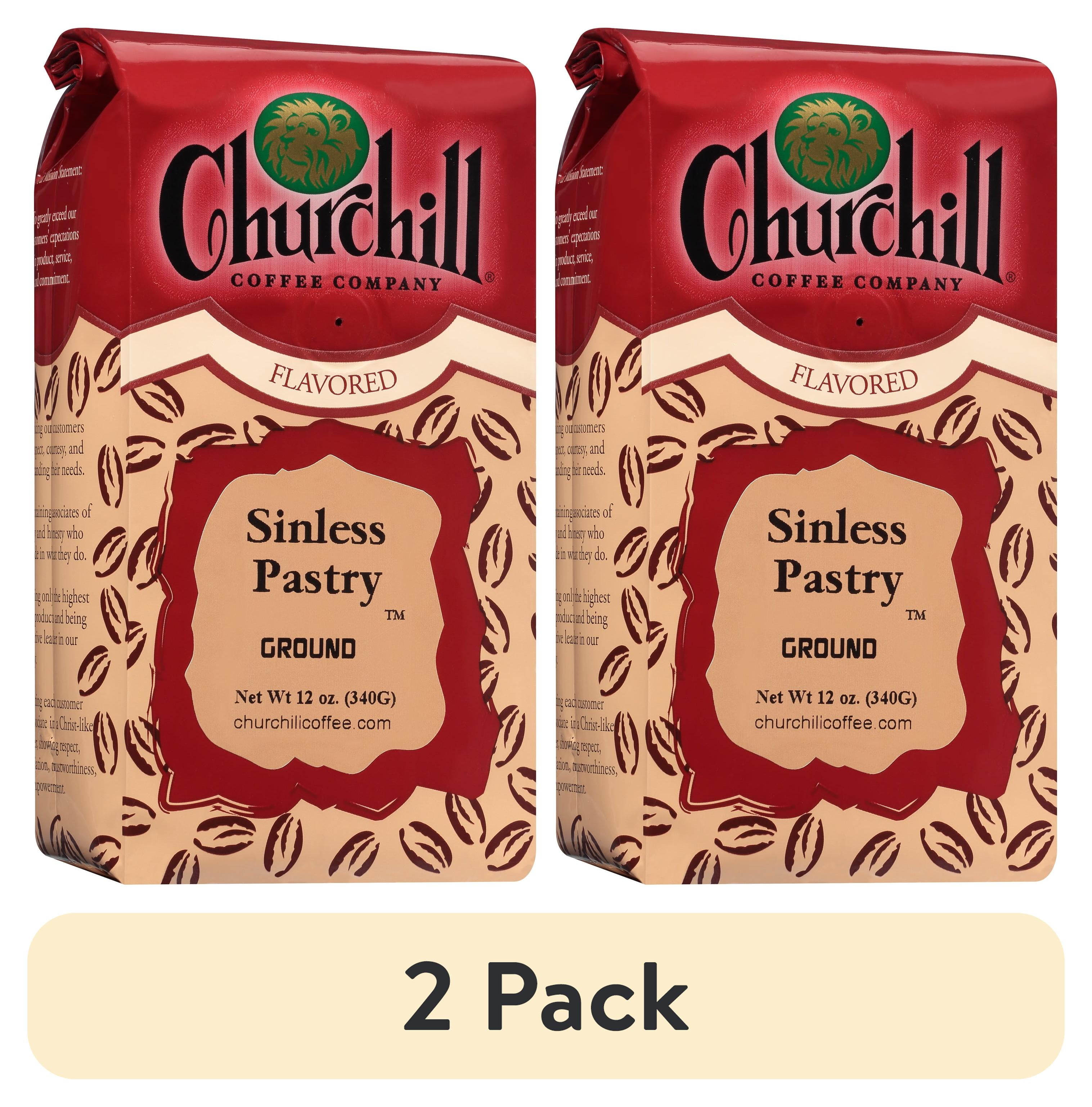 (2 pack) Churchill® Coffee Company Sinless Pastry? Flavored Ground ...