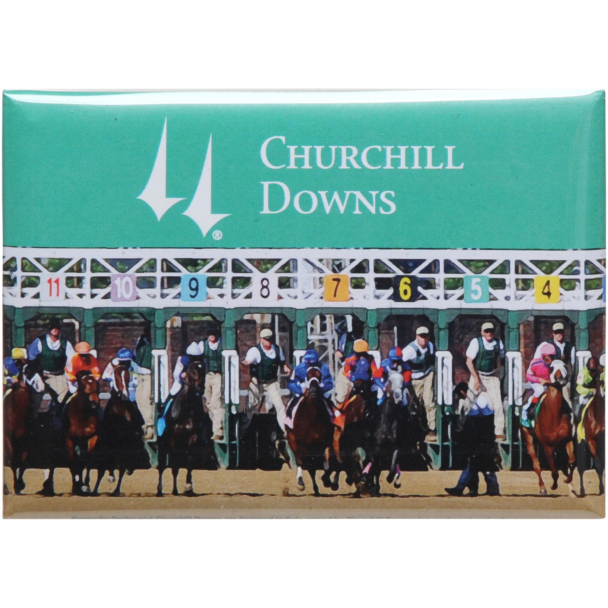 Churchill Downs WinCraft Kentucky Derby Starting Line Magnet - Walmart.com