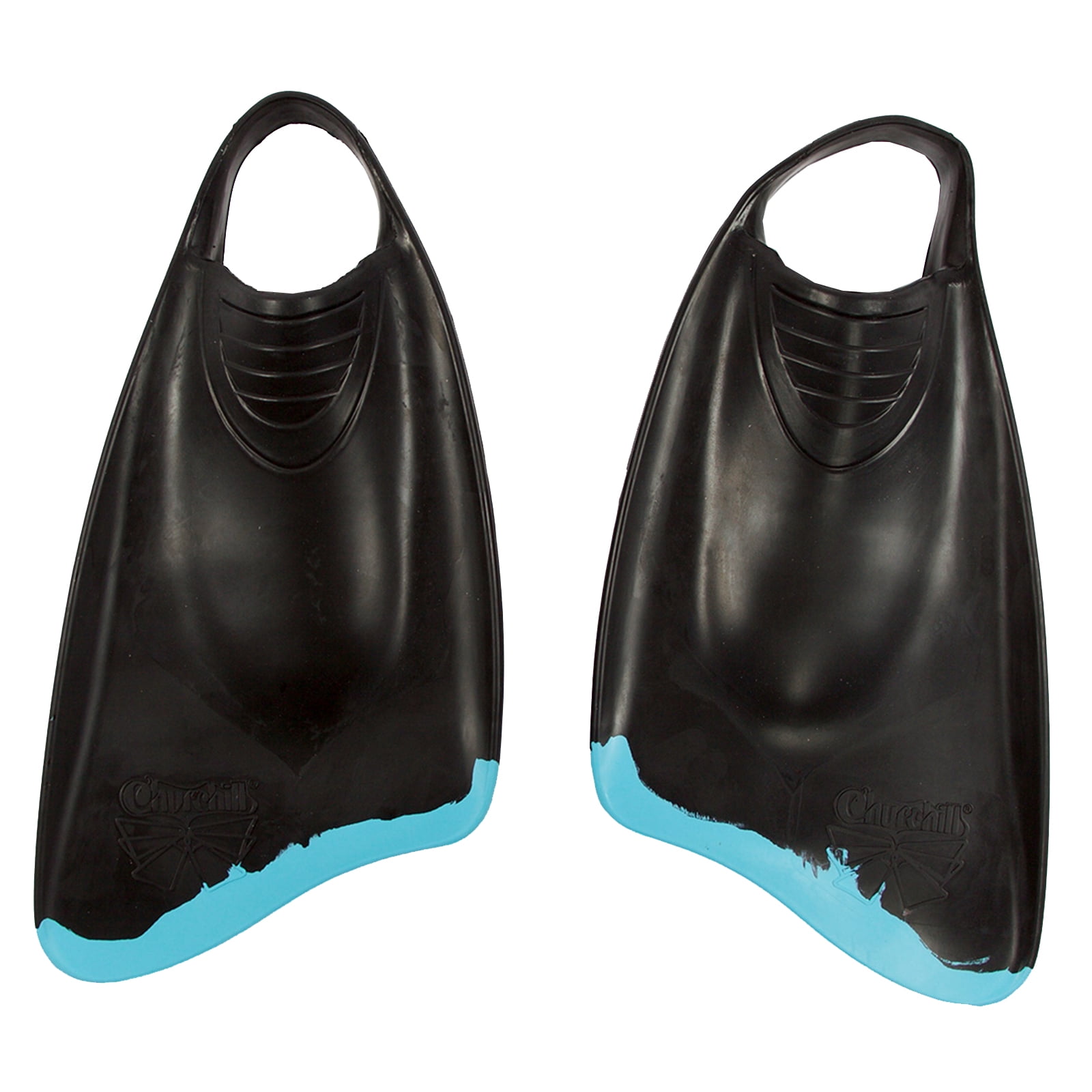 Churchill Slashers Floating Swimfins, Black/Blue - XL (13-14.5 US/47-49 EU) - Walmart.com