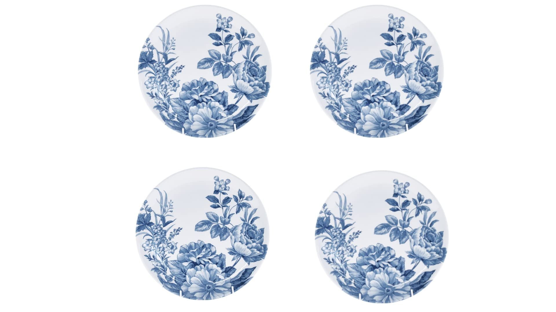 Churchill Spring Flourish 4 Piece 10" Dinner Plate Set, Made In England ...