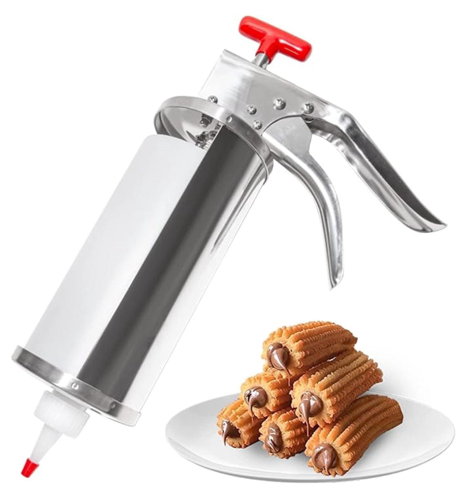 Churro Maker | Churro Filling Gun | Manual Spanish Doughnuts Filler | 1 ...