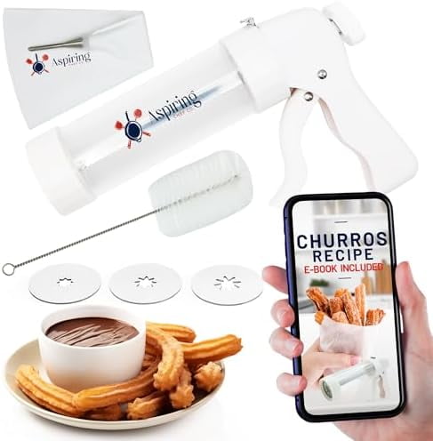 Churro Maker Machine Kit – Easy-to-Use Churro Gun with Stainless Steel ...
