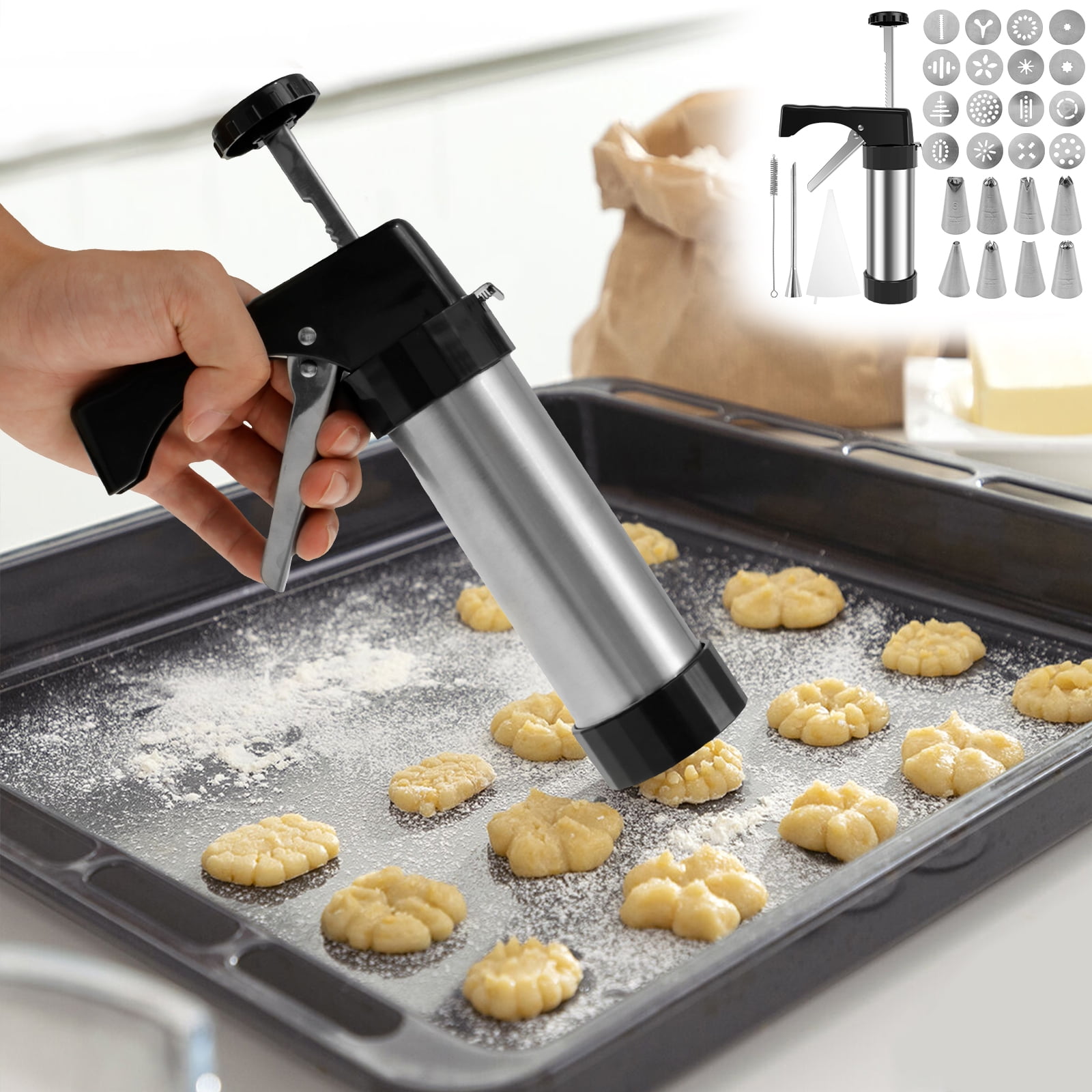 Churros Maker Tcwhniev Churrera Churro Maker Machine Stainless Steel ...