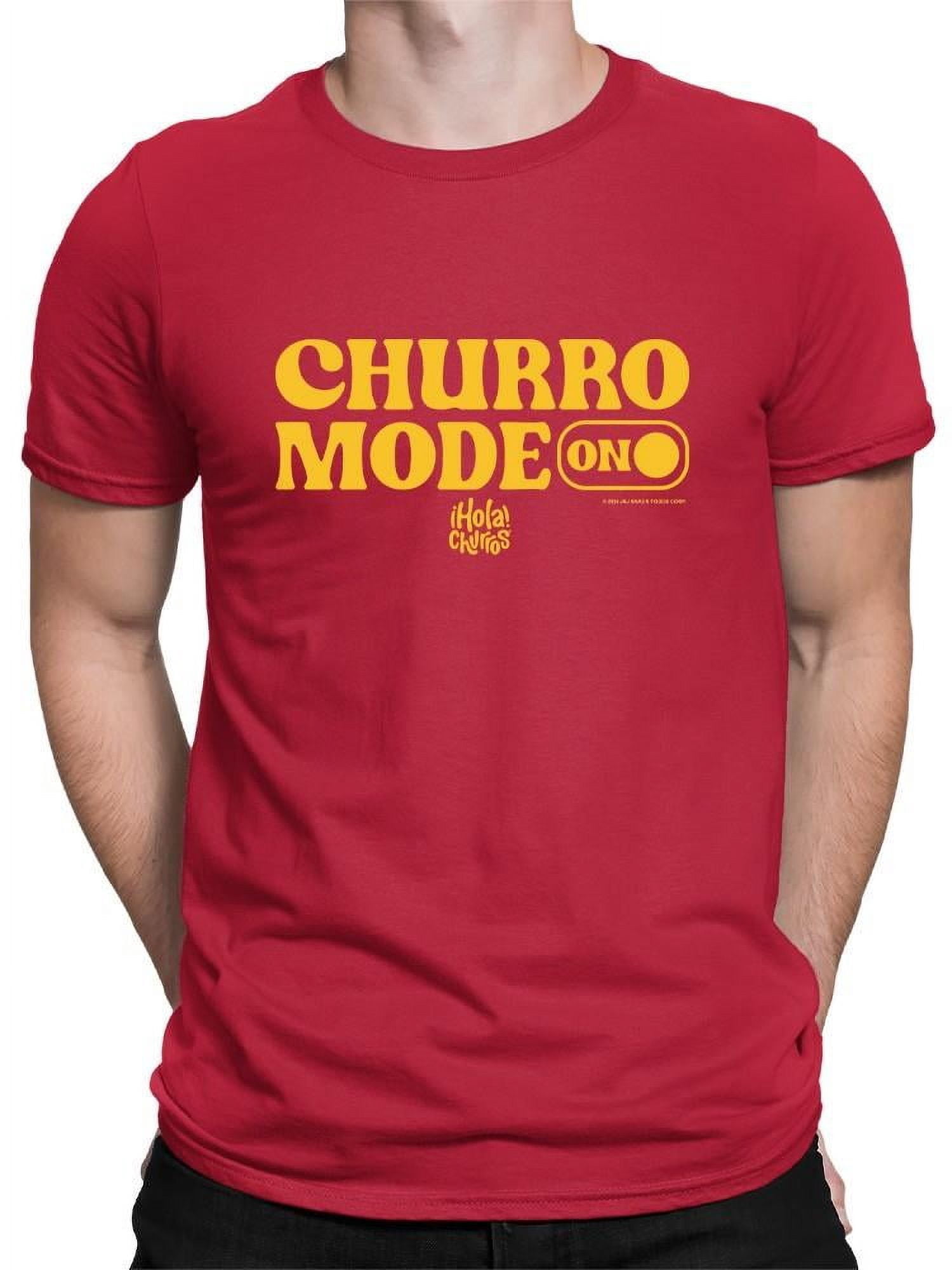 Churro Mode On Bold Retro Design Men's T-shirt - Walmart.com