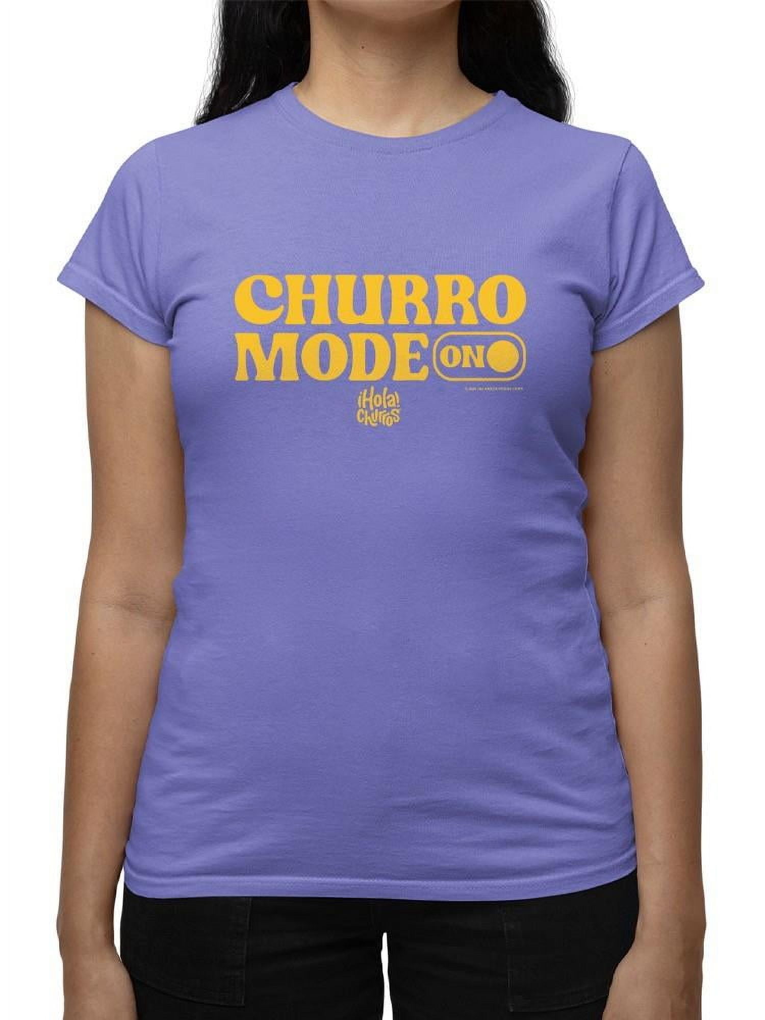 Churro Mode On Bold Retro Design Women's T-shirt - Walmart.com