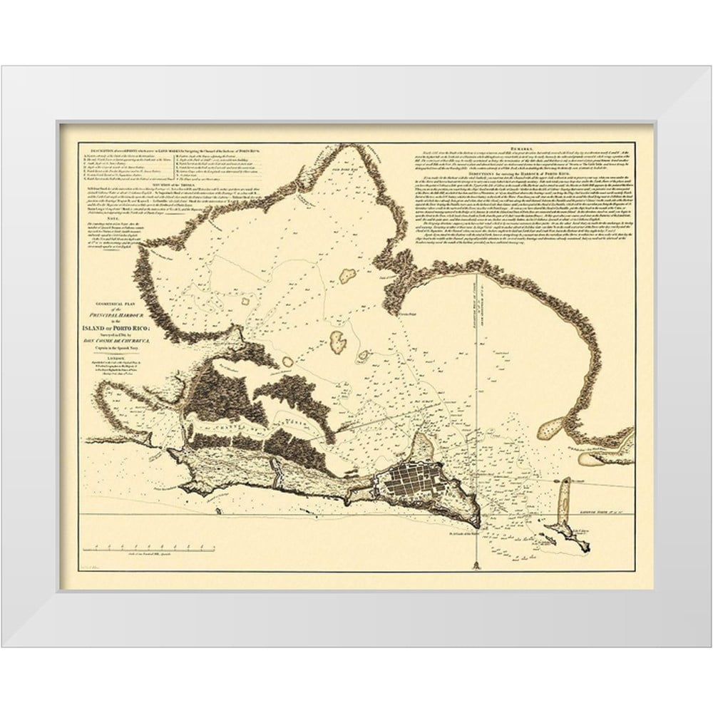 Churruca 14x12 White Modern Wood Framed Museum Art Print Titled ...