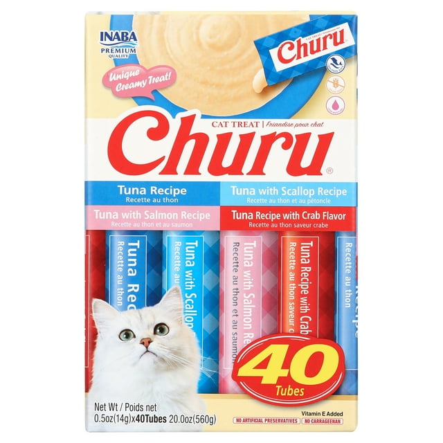 Churu Tuna Variety Pack 40 Tubes - Walmart.com