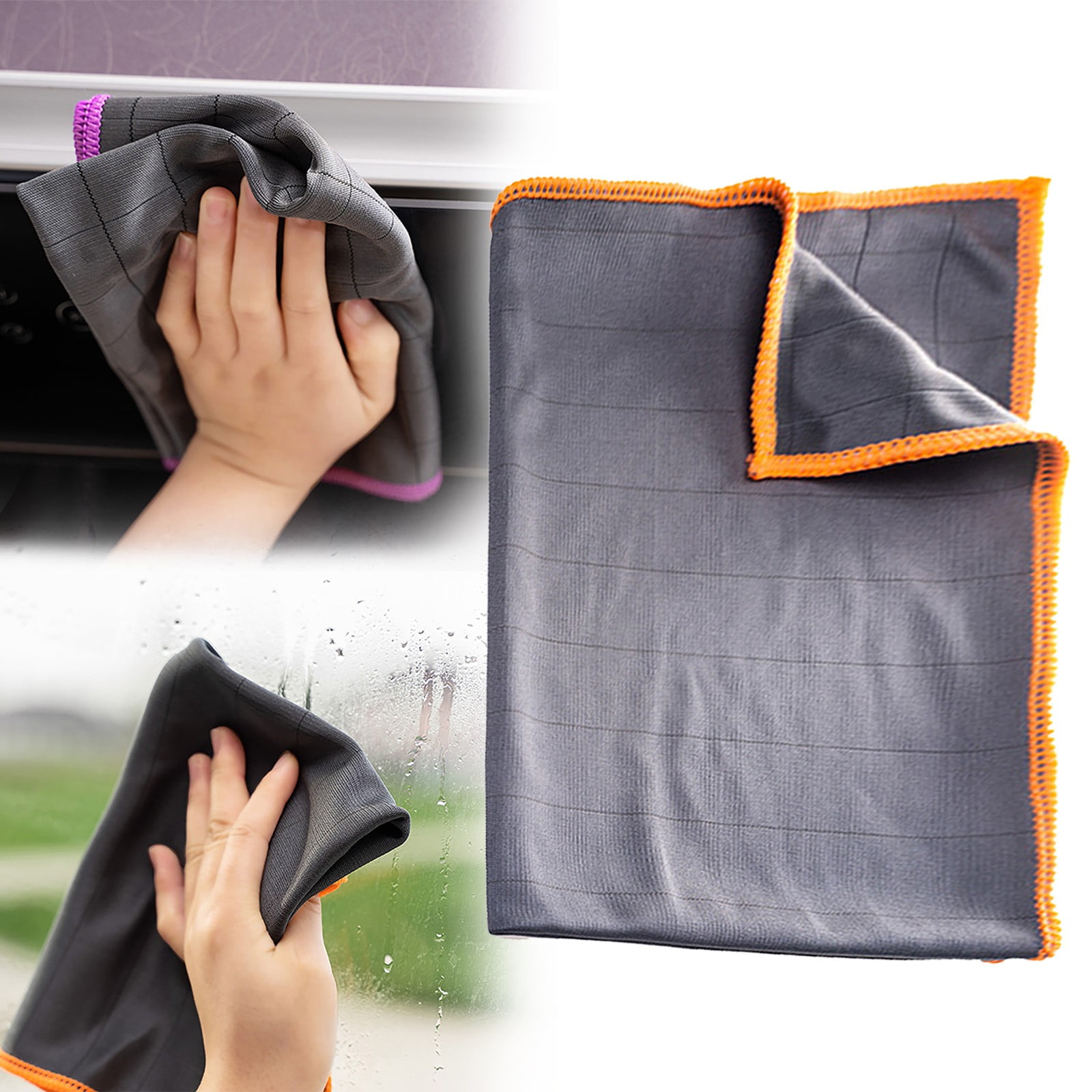 Chuyi Dishcloth Orangehome Kitchen Multi Functional Dishwashing Cloth Car Glass Cloth Absorbent ...