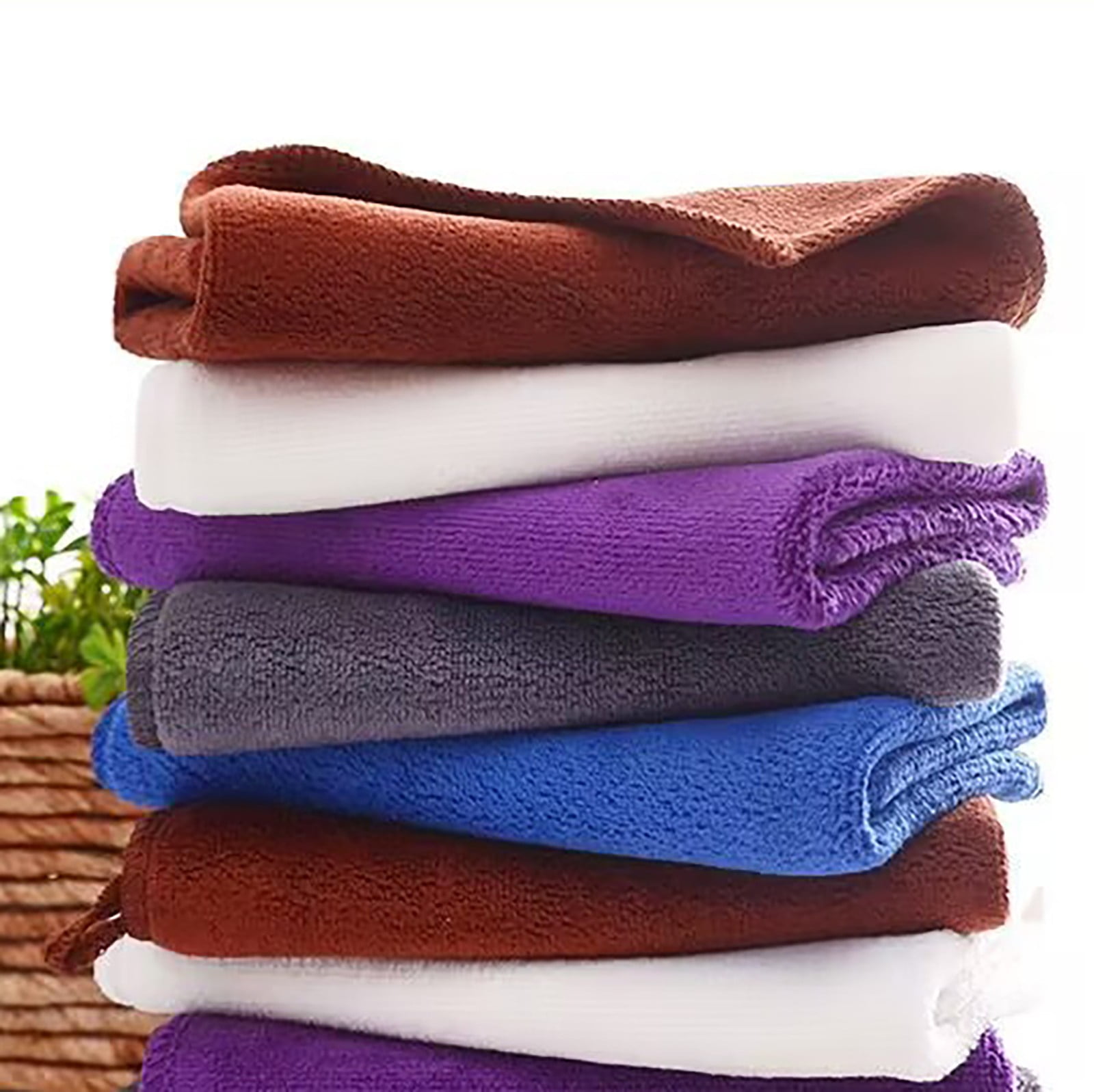 Chuyi Household Cleaning Clothfiber Towels Thickened Square Towels of Various Sizes Housekeeping ...
