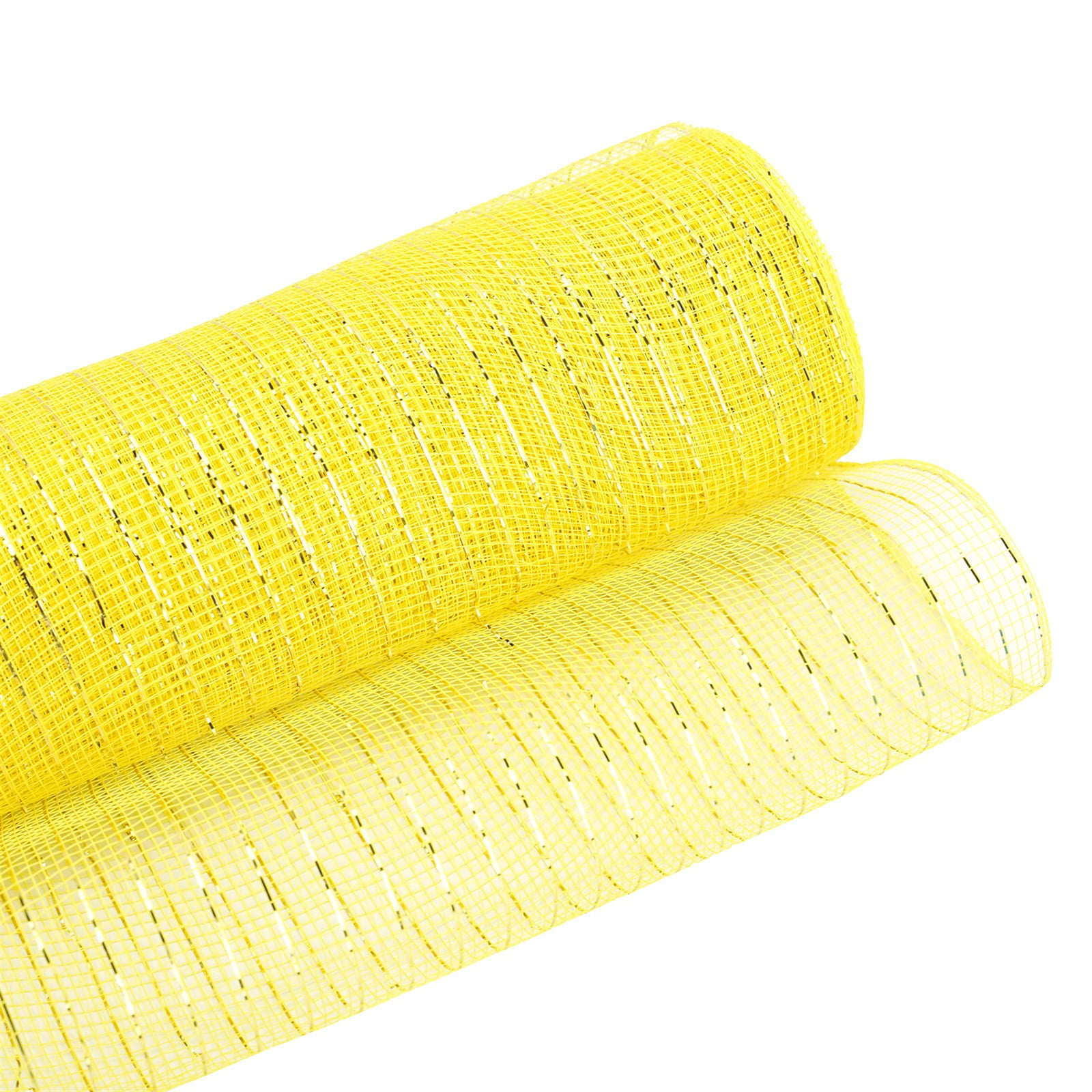 Chuyi Party Decoration Mesh, 26Cm, 10 Yards Yellow Pp+ Light Gold ...