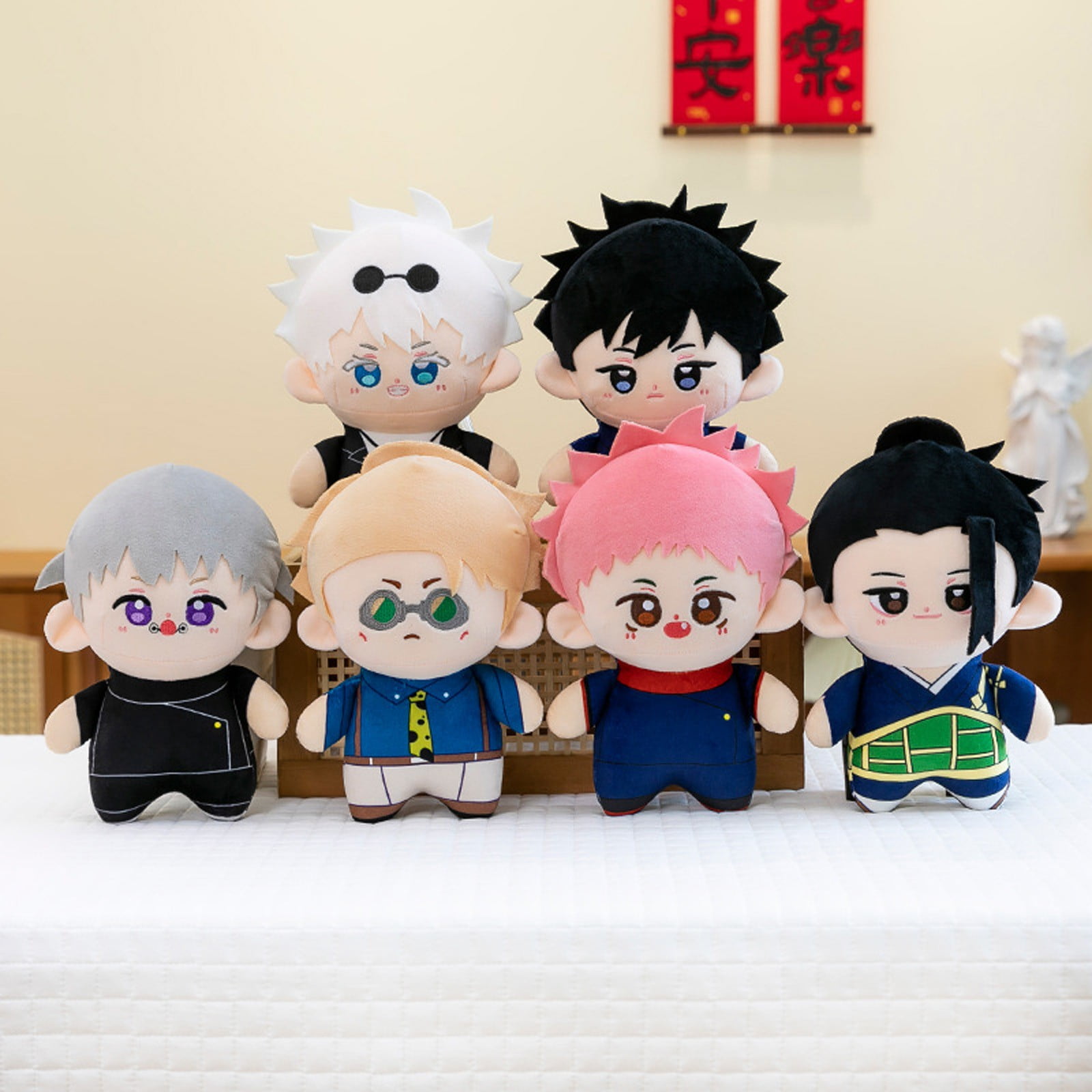 CiDai 9" Jujutsu Kaisen Plushies, Cute and Soft Gojo Satoru, Itadori ...
