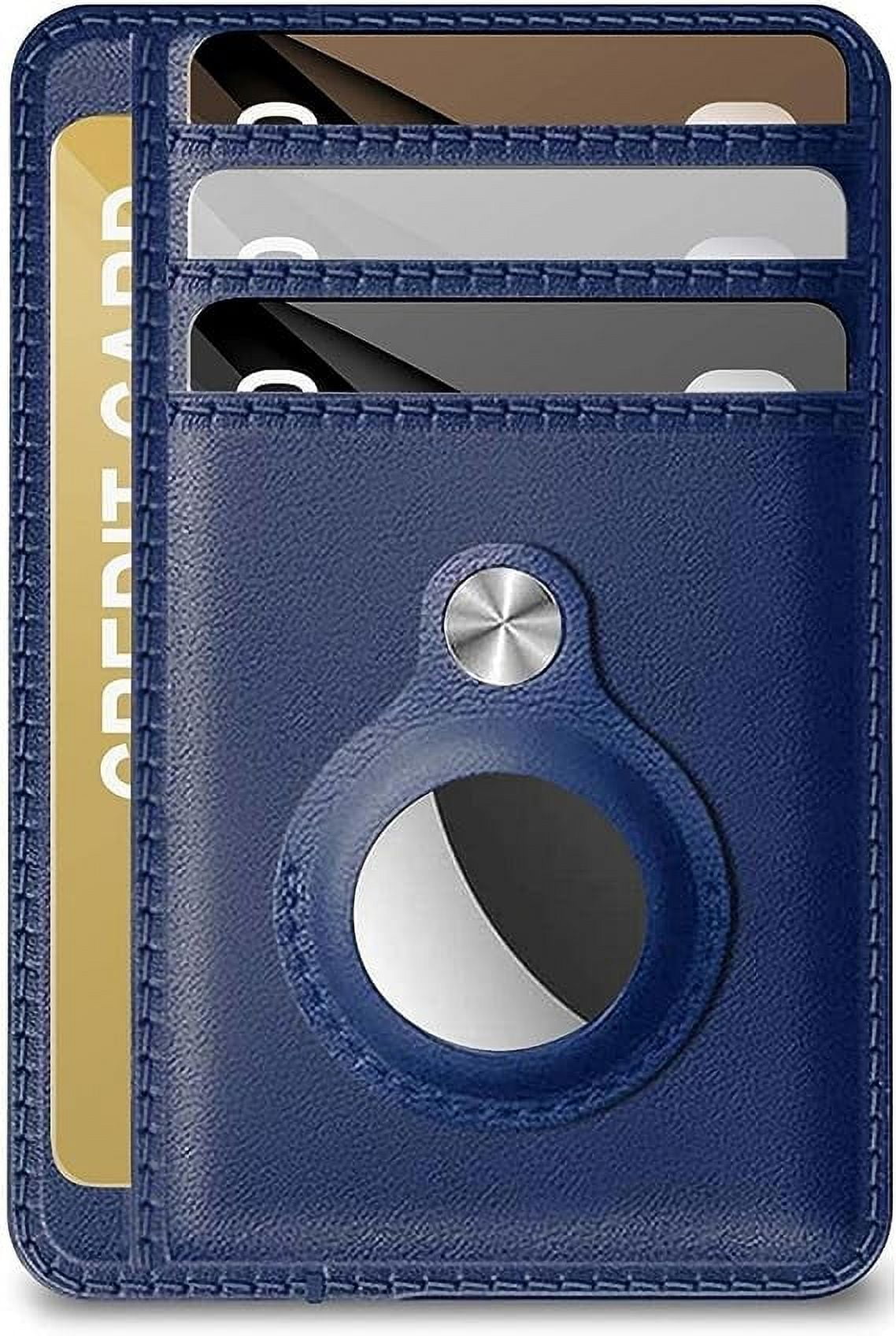 Ciana Men's Minimalist Wallet with Built-in AirTag Case Holder ...