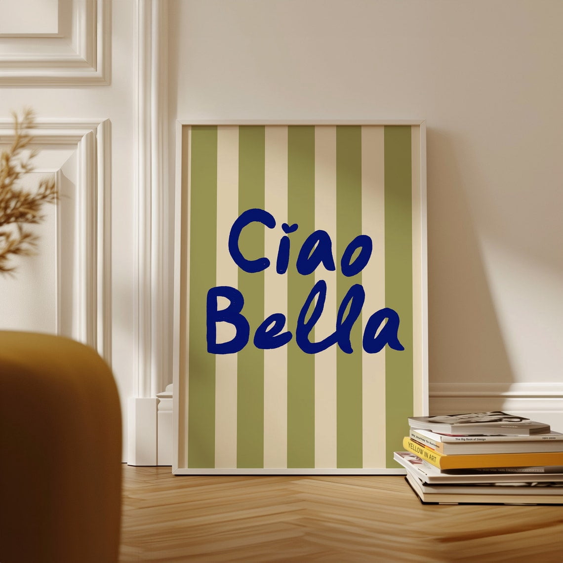 Ciao Bella Italian Typography Poster, Unframed Paper Poster 11x14in ...