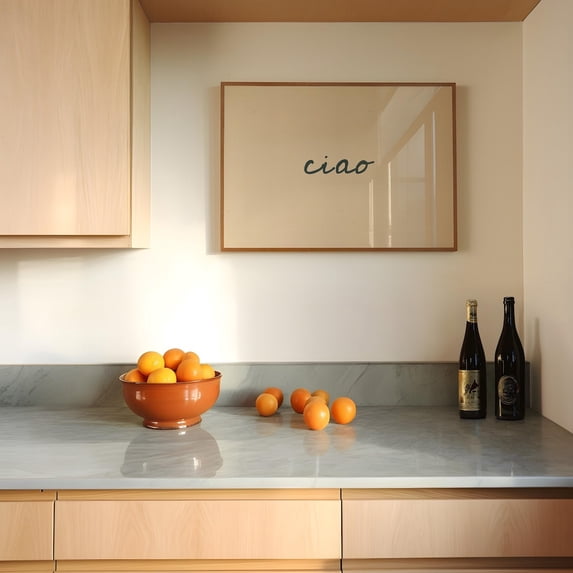 Ciao Hand Drawn Neutral Wall Art, Unframed Paper Print Size 24x36 ...