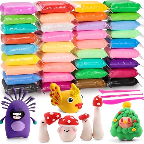 Cra-Z-Art Modeling Clay, 24 Brilliant Colors, Safe for Children, Ages 3 ...