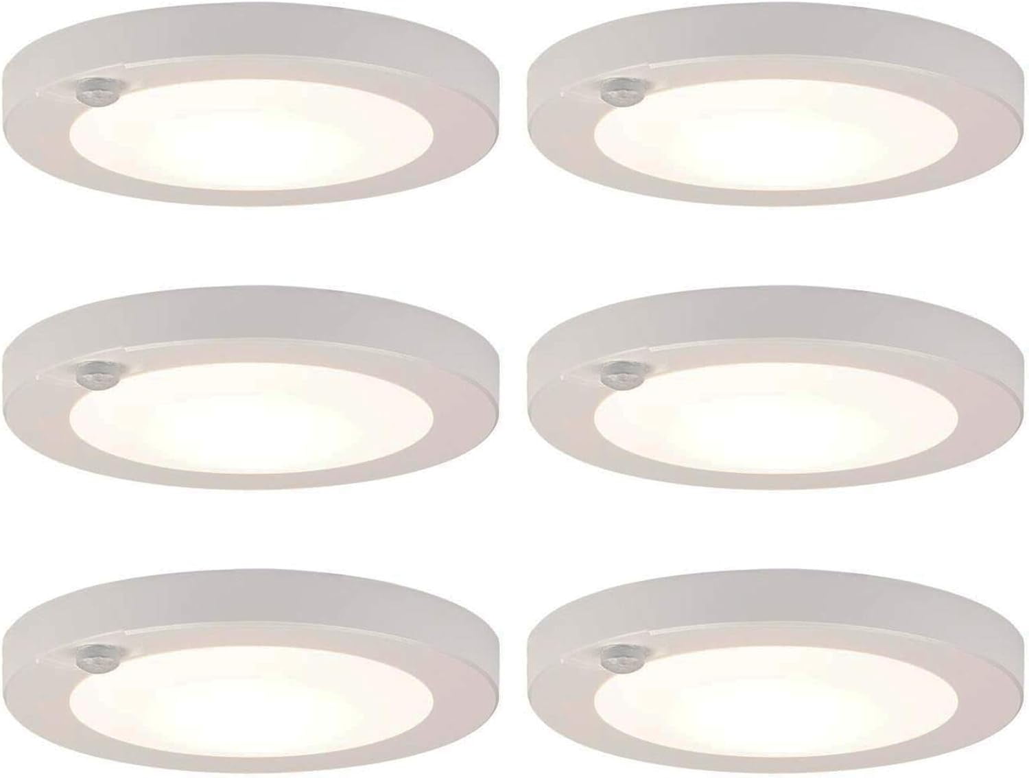 Ciata 6 Pack 6-inch Motion Sensor Night Light Indoor-Sensor Lights ...