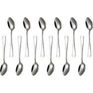 DecorRack Dinner Spoons, Stainless Steel Table Spoons, Set of 12 ...