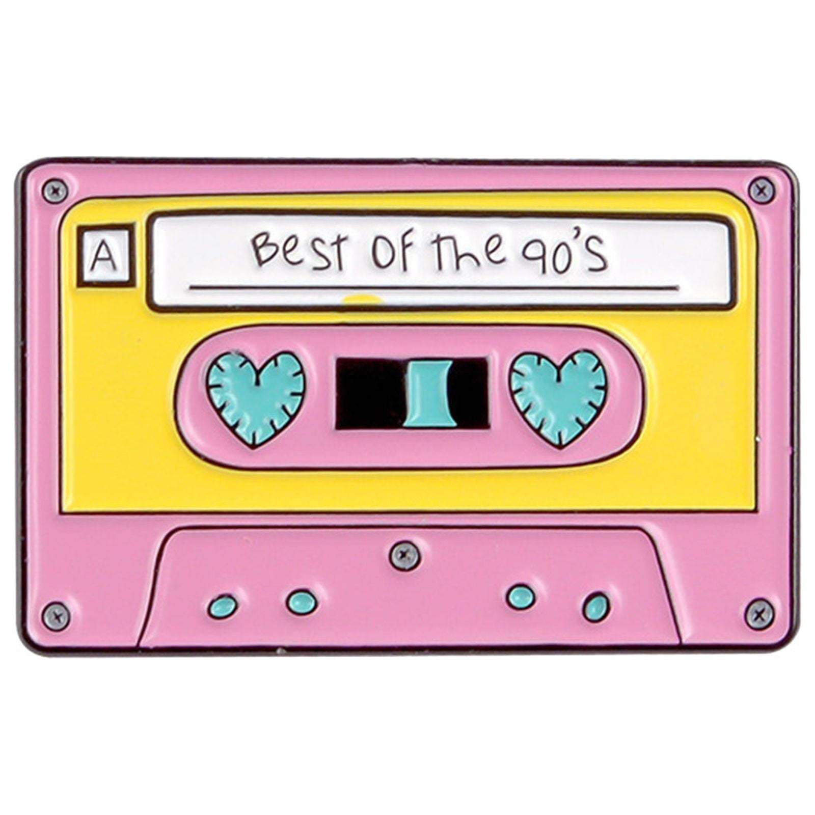 Cibee Cloak For Men Enamel Pins Brooch Cassette Tape Old School Analog ...