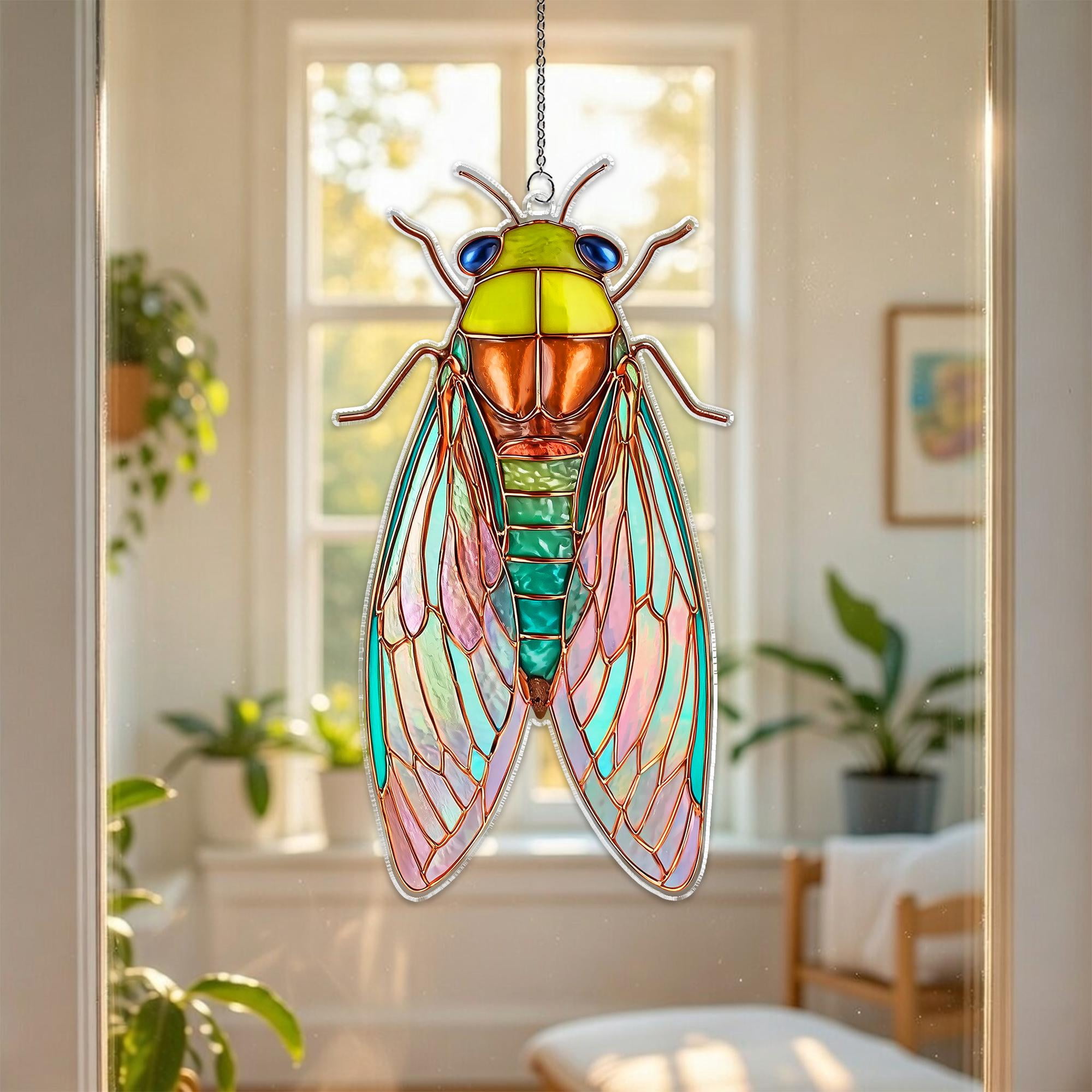 Cicada Acrylic Suncatcher, Cicada Window Decor, Cicada Suncatcher ...
