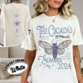 Cicada Concert Tour 2024 Comfort Colors Shirt Cicada Broods Family ...