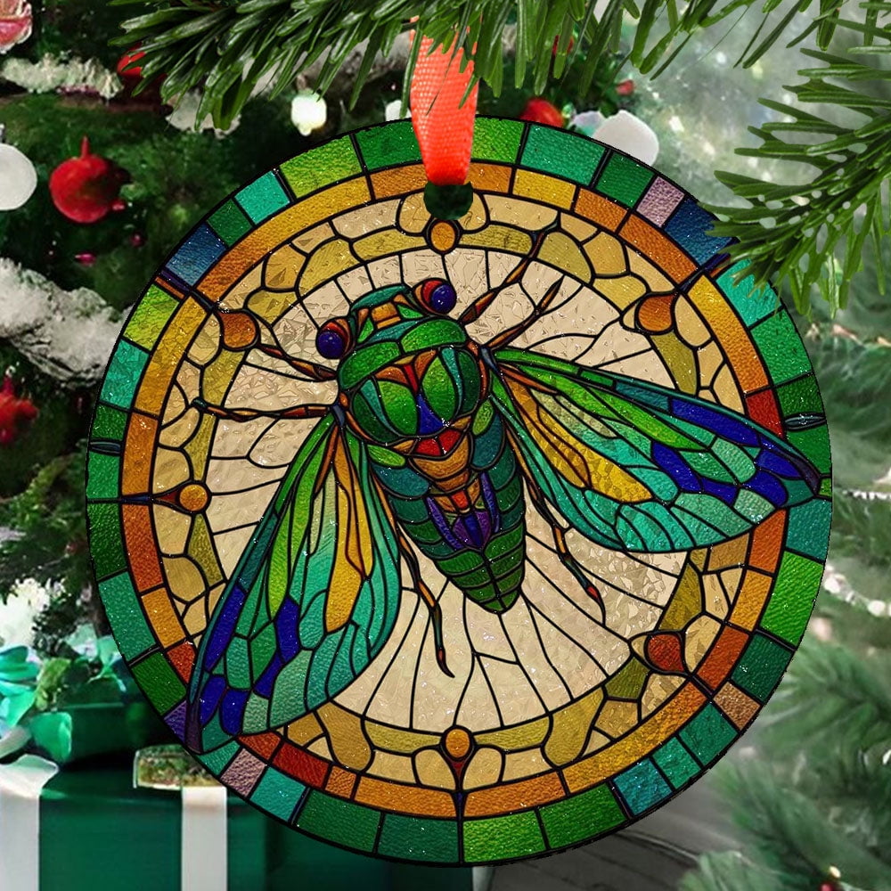 Cicada GLASS Window Decor, Translucent Decor, Insect glass window ...