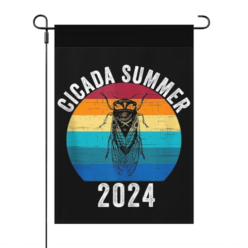 Cicada Gay Summer Insect 2024 Cicadas Coming Out Garden Flags Double ...