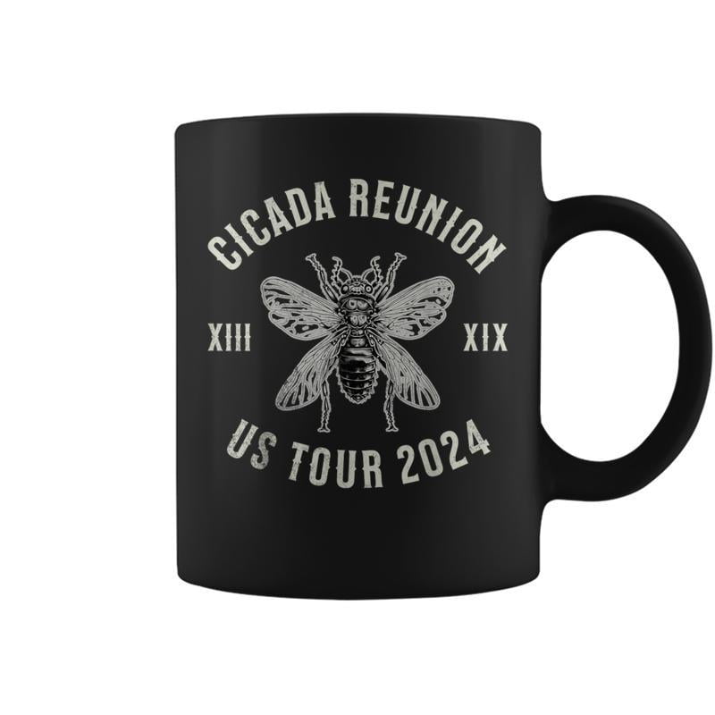 Cicada Reunion Tour 2024 Cicada Broods Xix And Xiii Coffee Mugs ...