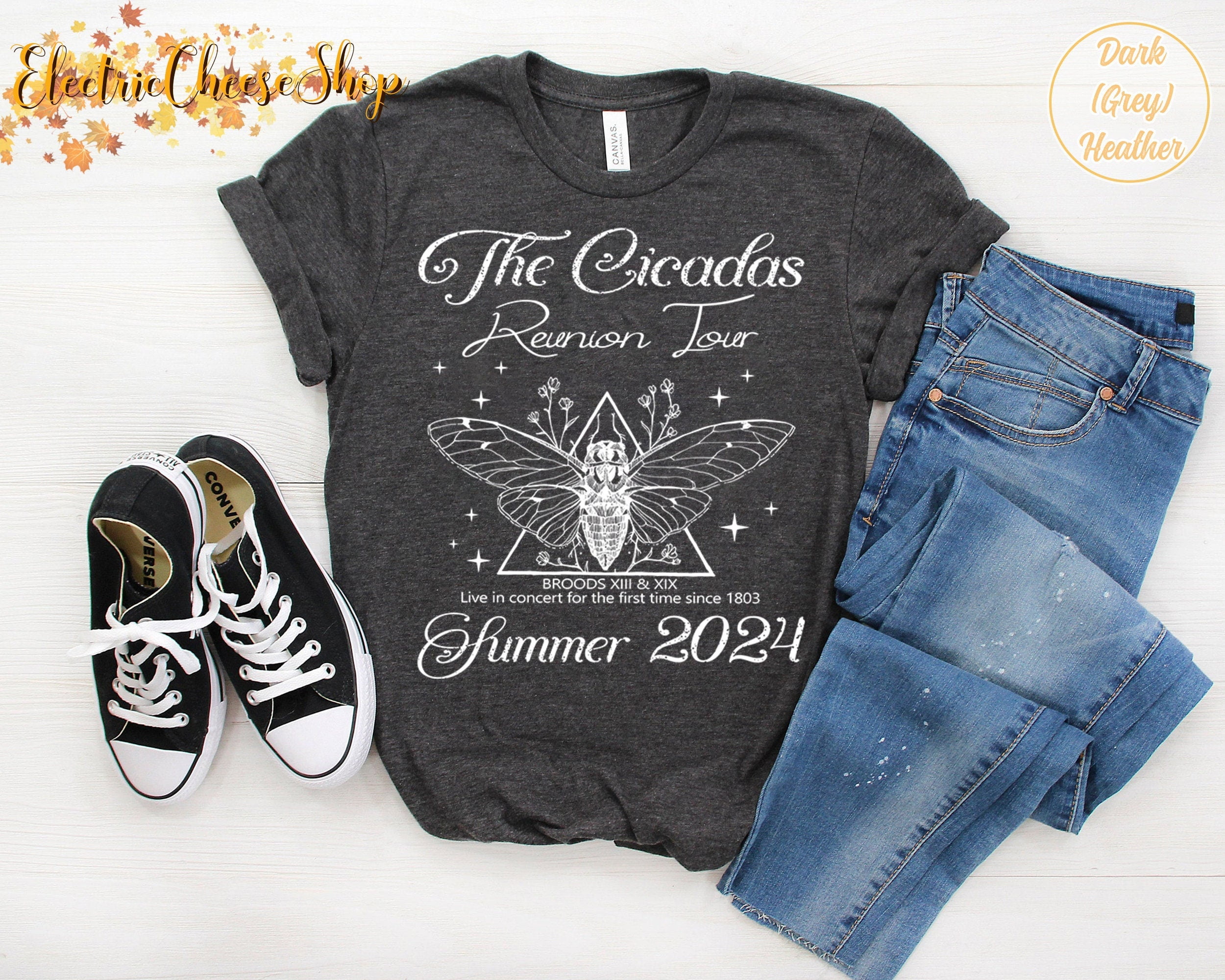 Cicada Shirt 2024, Cicada Concert Tour 2024, Year of the Cicadas Shirt ...