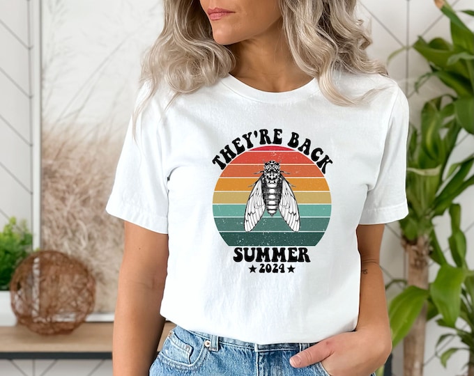 Cicada Shirt, 2024 Year of the Cicadas Graphic Shirt, Year of Cicadas ...
