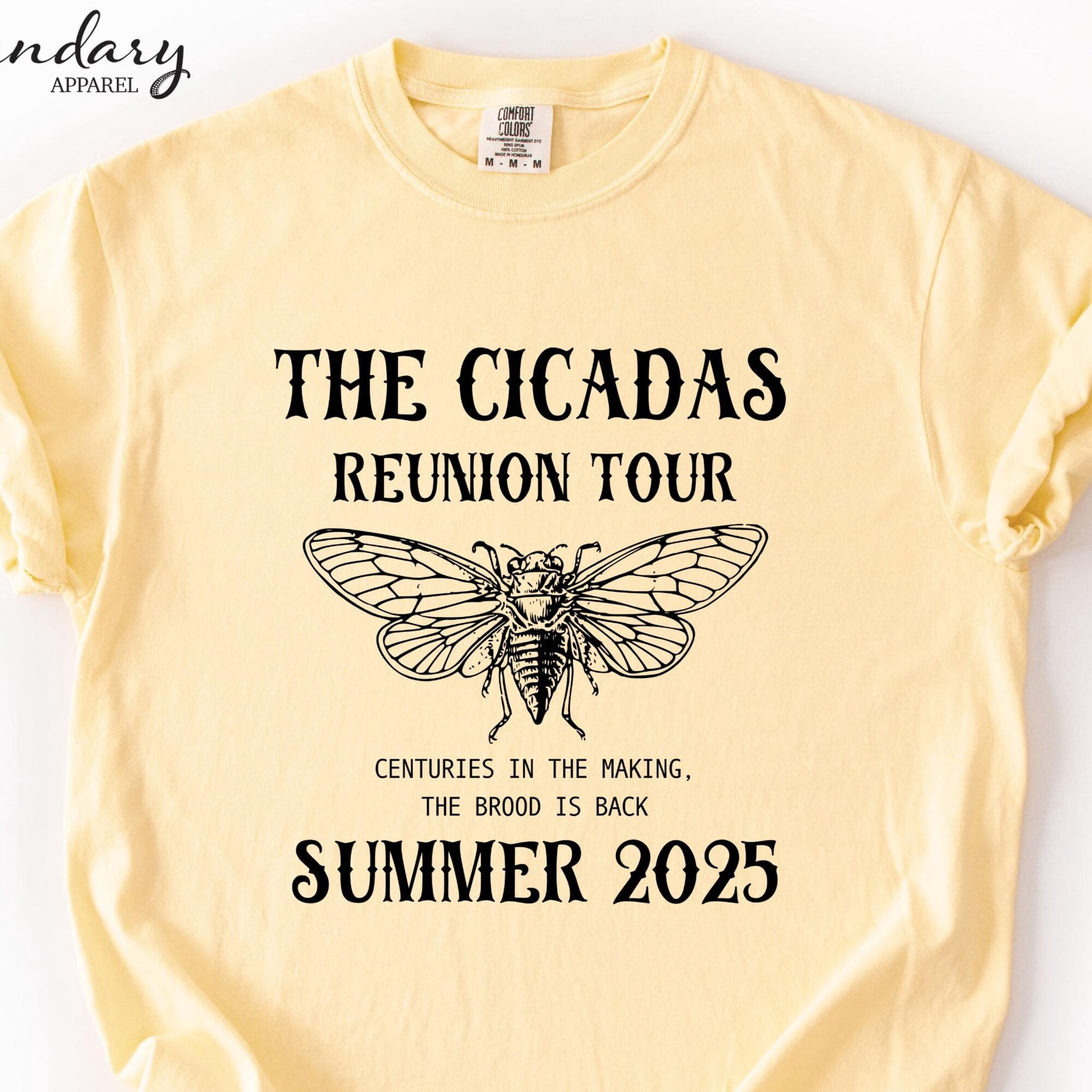 Cicada Shirt 2025 Cicada Reunion Comfor Colors Tee Funny Cicada Concert ...