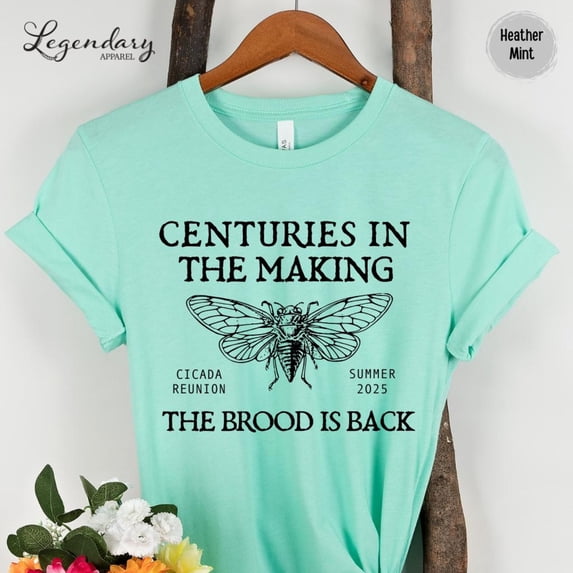 Cicada Shirt 2025 The Brood Is Back Tee Funny Cicada Tshirt Bug Humor ...