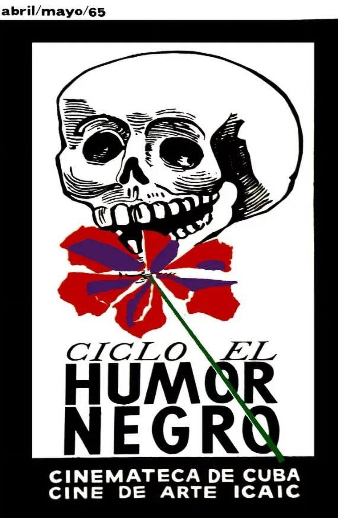 .Ciclo el humor negro.cuban film.Decoration movie POSTER.Fine Graphic ...