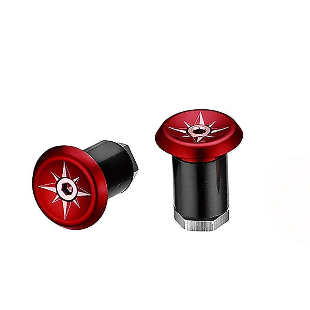 Ciclovation Vortex Lock-In Power Wave Road Bar End Plug Red - Walmart.com