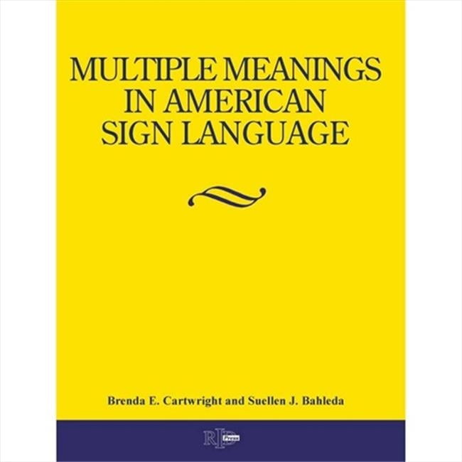 Cicso Independent Multiple Meanings in American Sign Language - Walmart.com