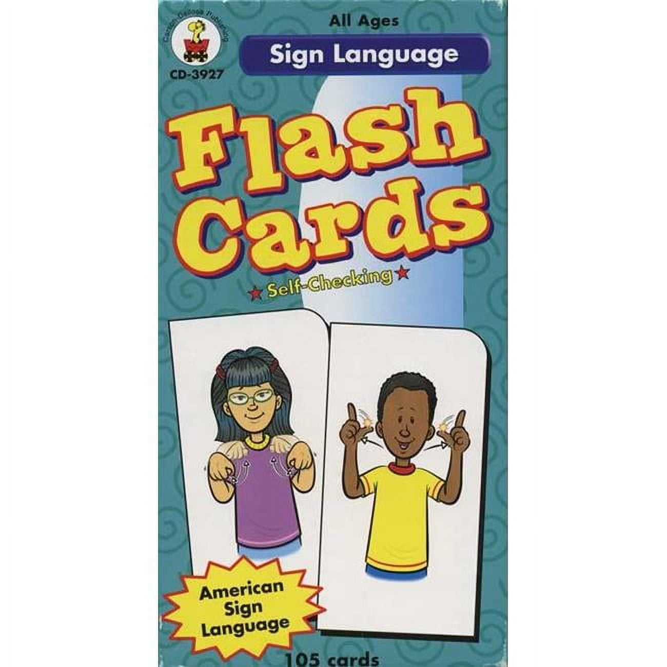 Cicso Independent Sign Language Flash Cards - Walmart.com