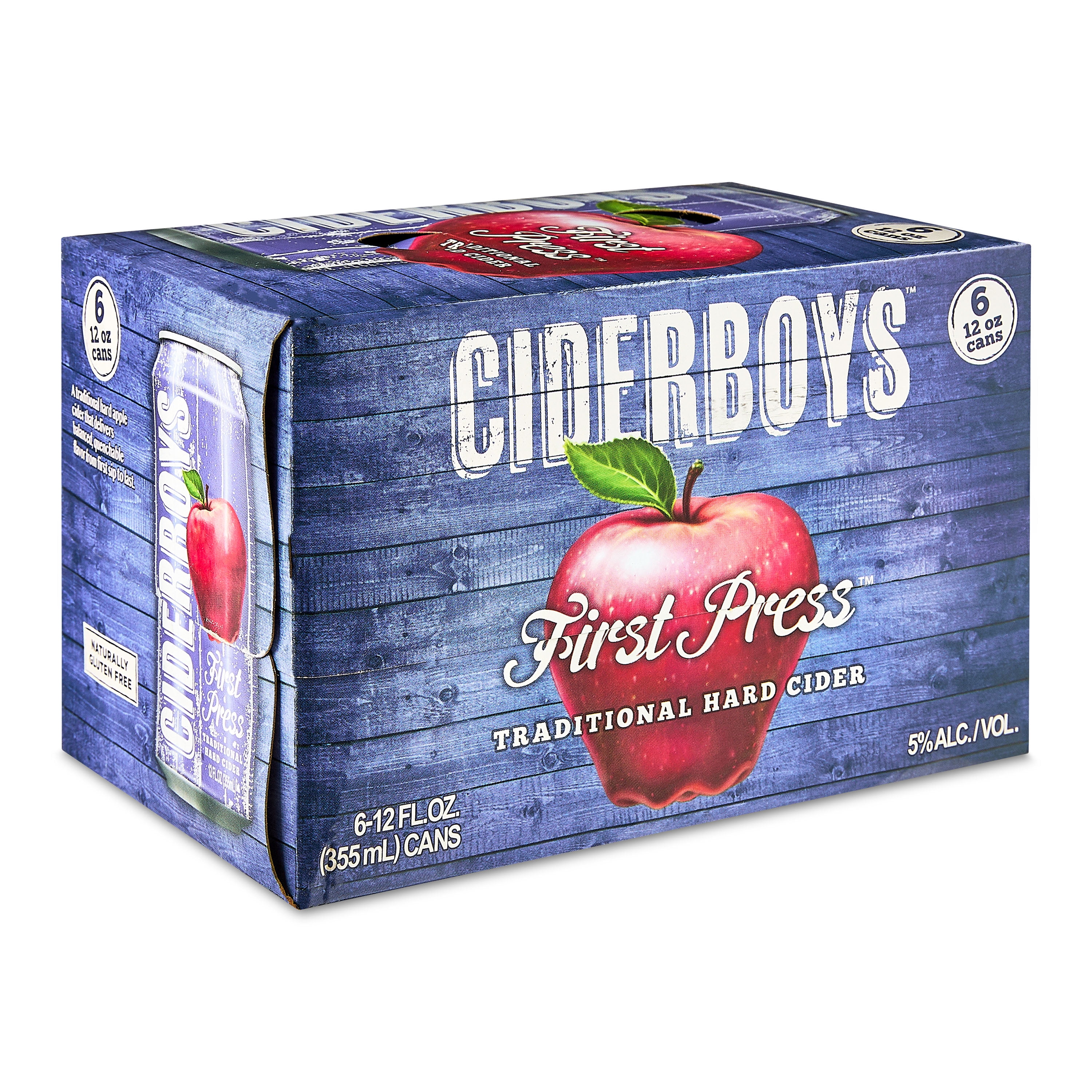 CiderboysHardCiderFirstPress12oz6pkCan - Walmart.com