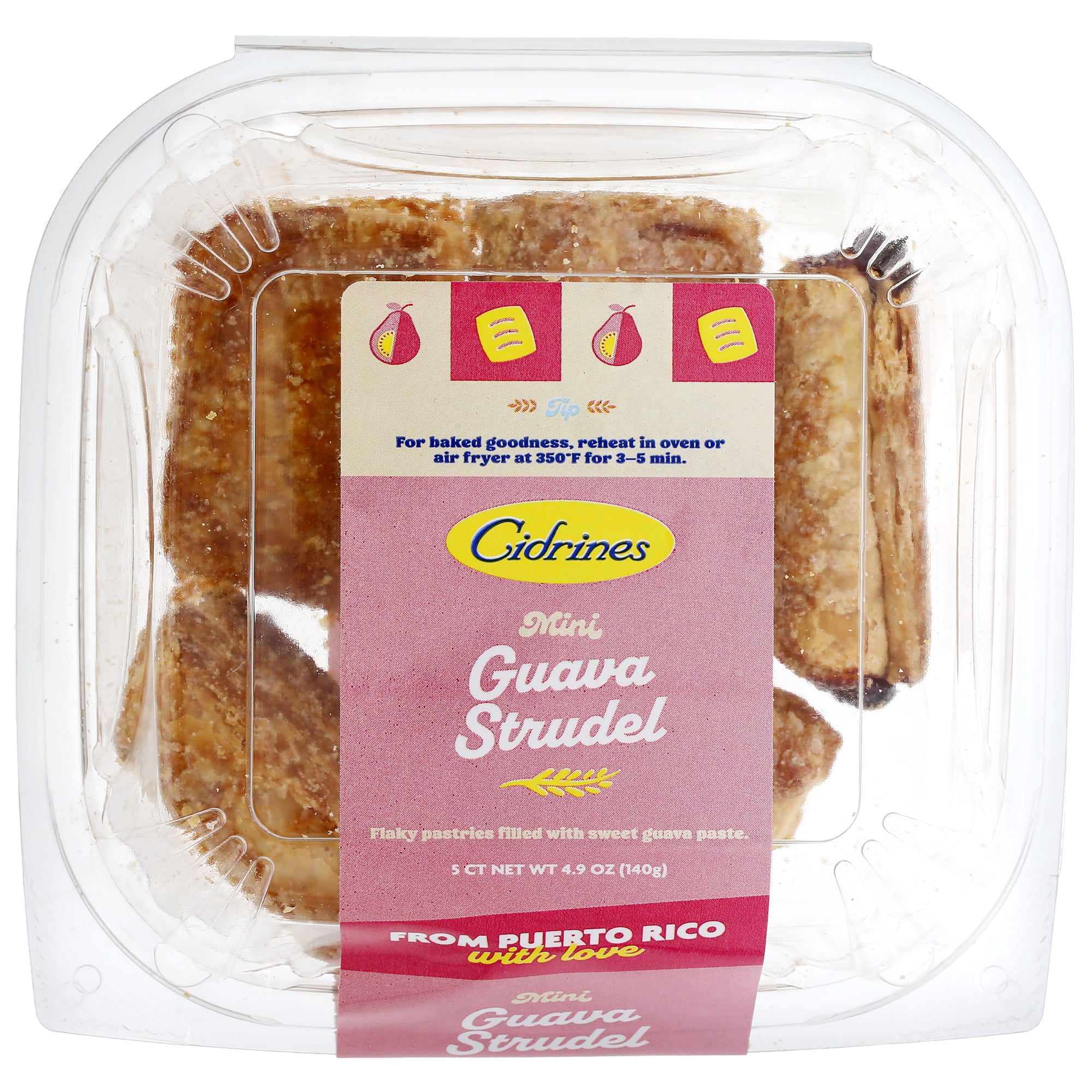 Cidrines, Mini Guava Strudel, 5 Count, Ready to Eat,Shelf Stable ...