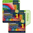 Cie Igcse Complete Complete Mathematics for Cambridge Secondary 1 Book 1: Print and Online ...
