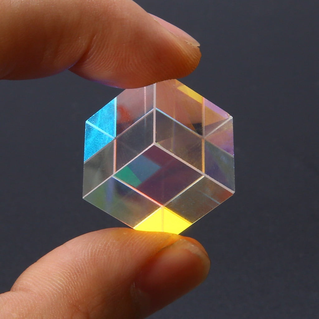 CieKen CMY Op-tic Pr-ism Cubes - Optical Glass Prism, RGB Dispersion ...