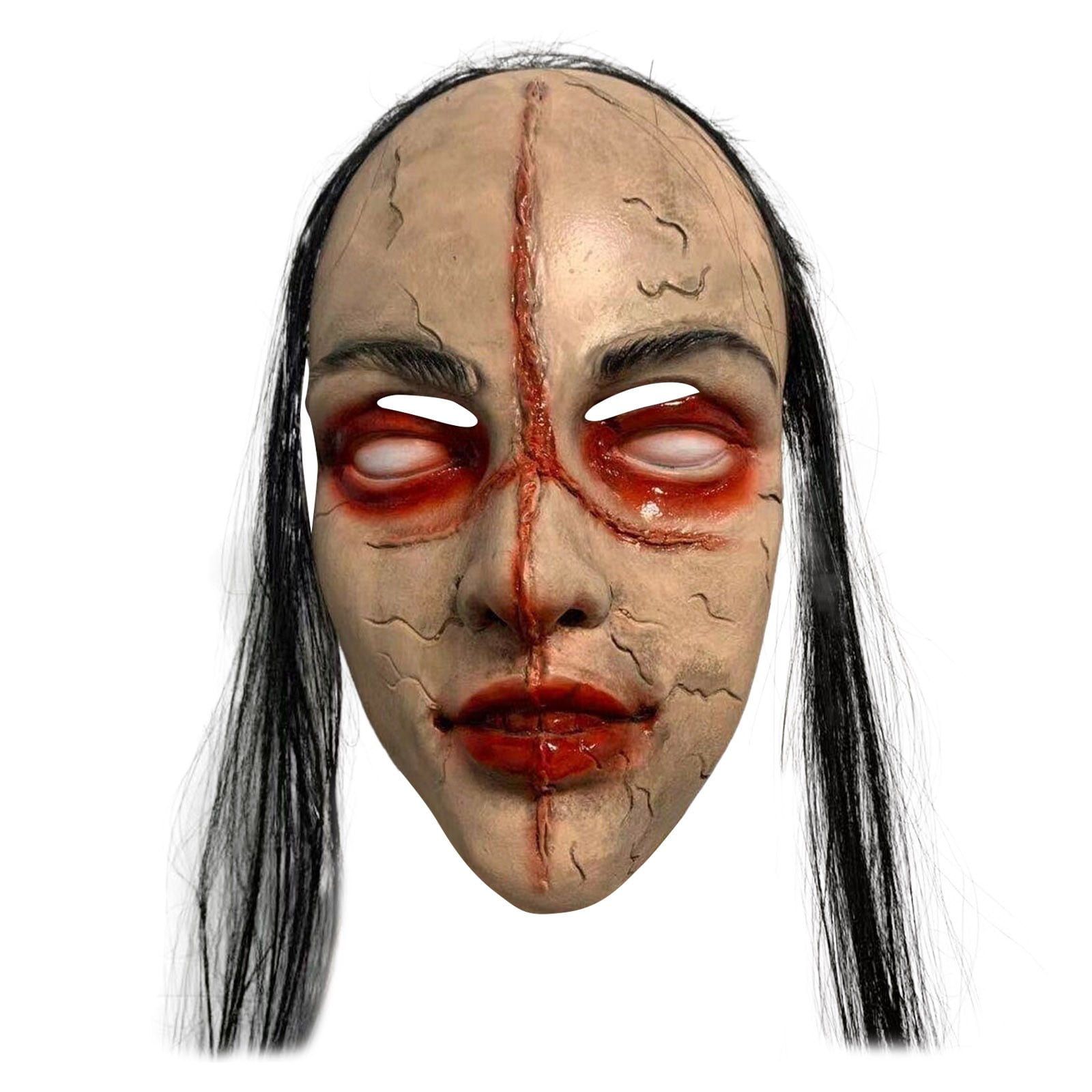 CieKen Face Scaring People Funny House Dressing Up Props Headgear 2024 ...