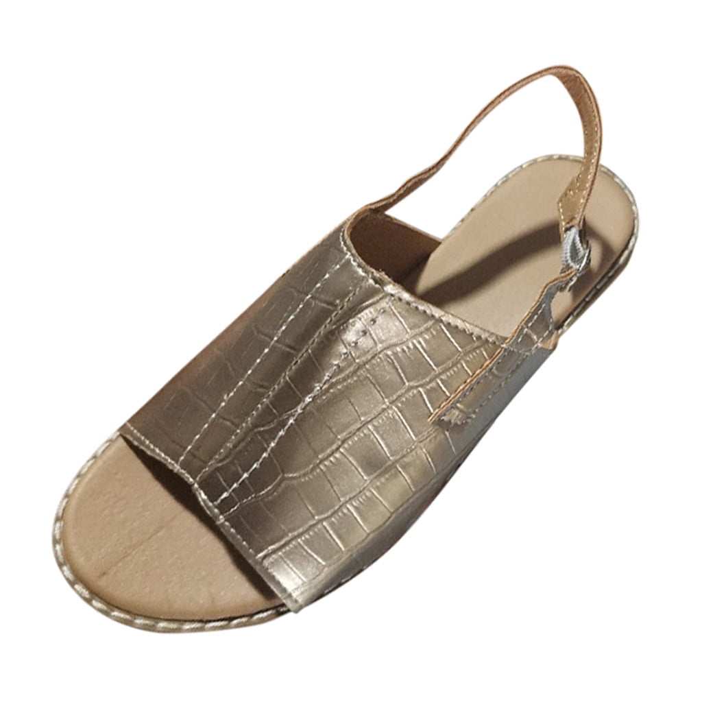 CieKen Women's Ladies Fashion Open Toe flats Sandals Beach Shoes ...