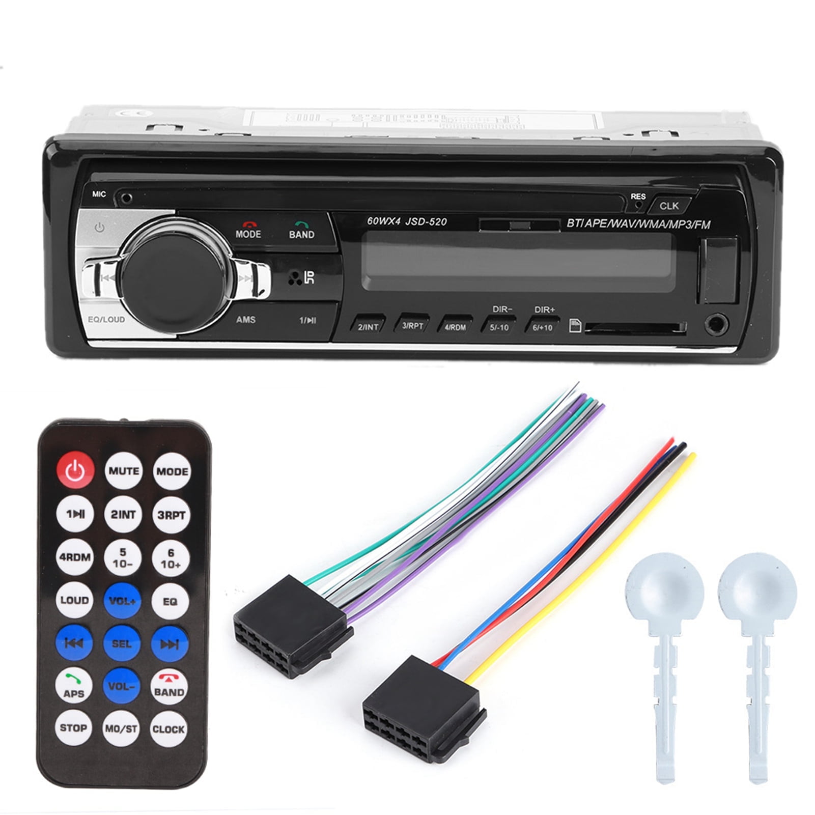 Cieatiam 12V LCD Car Bluetooth Hands?Free MP3 Stereo Music Player USB ...