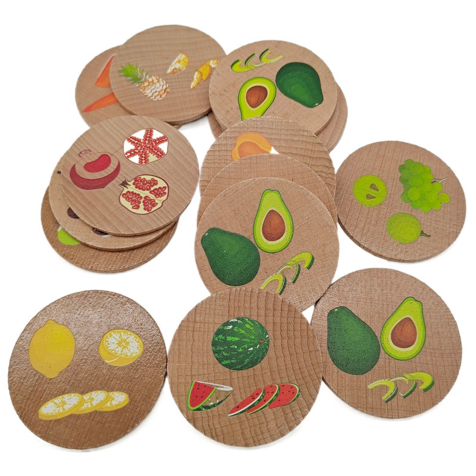 Cieatiam 50mm original wood color Beech wafer painted wood crafts ...