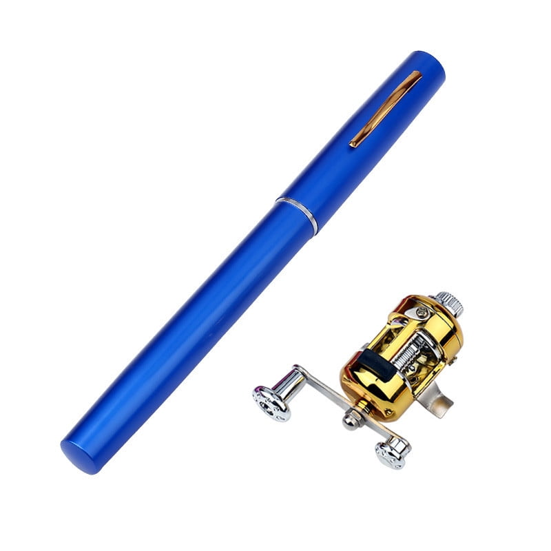 Cieatiam Aluminum alloy pen fishing rod mini portable pocket small ...
