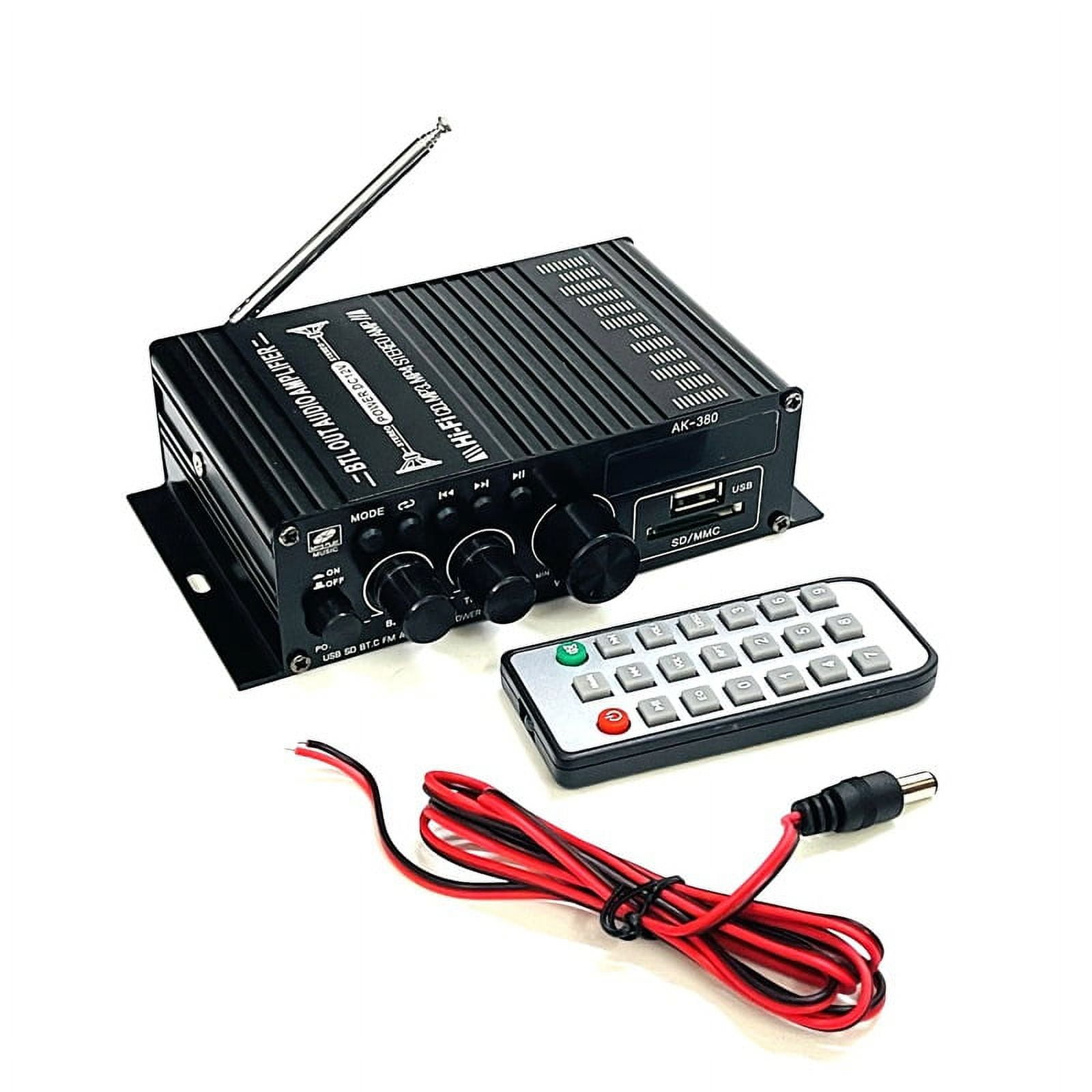 Cieatiam Bluetooth card reader car mounted household power amplifier ...