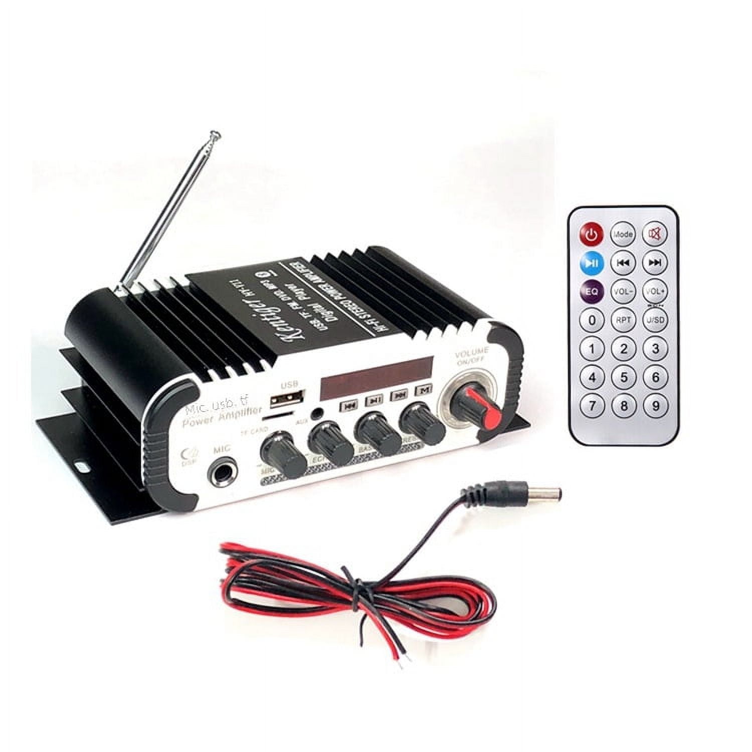 Cieatiam Bluetooth mini power amplifier karaoke microphone USB Memory ...