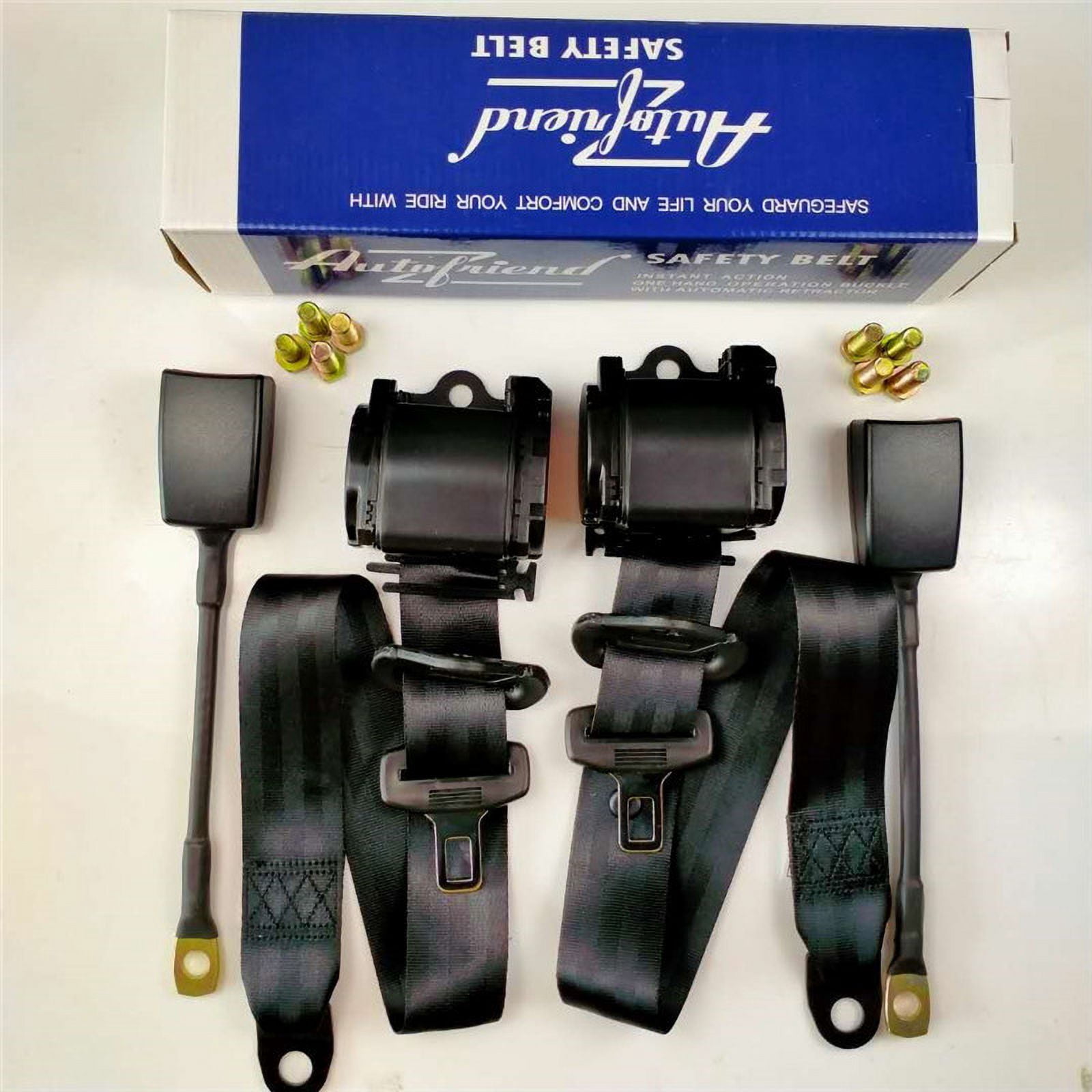 Cieatiam Car driver seat belt three-point automatic retractable roll ...