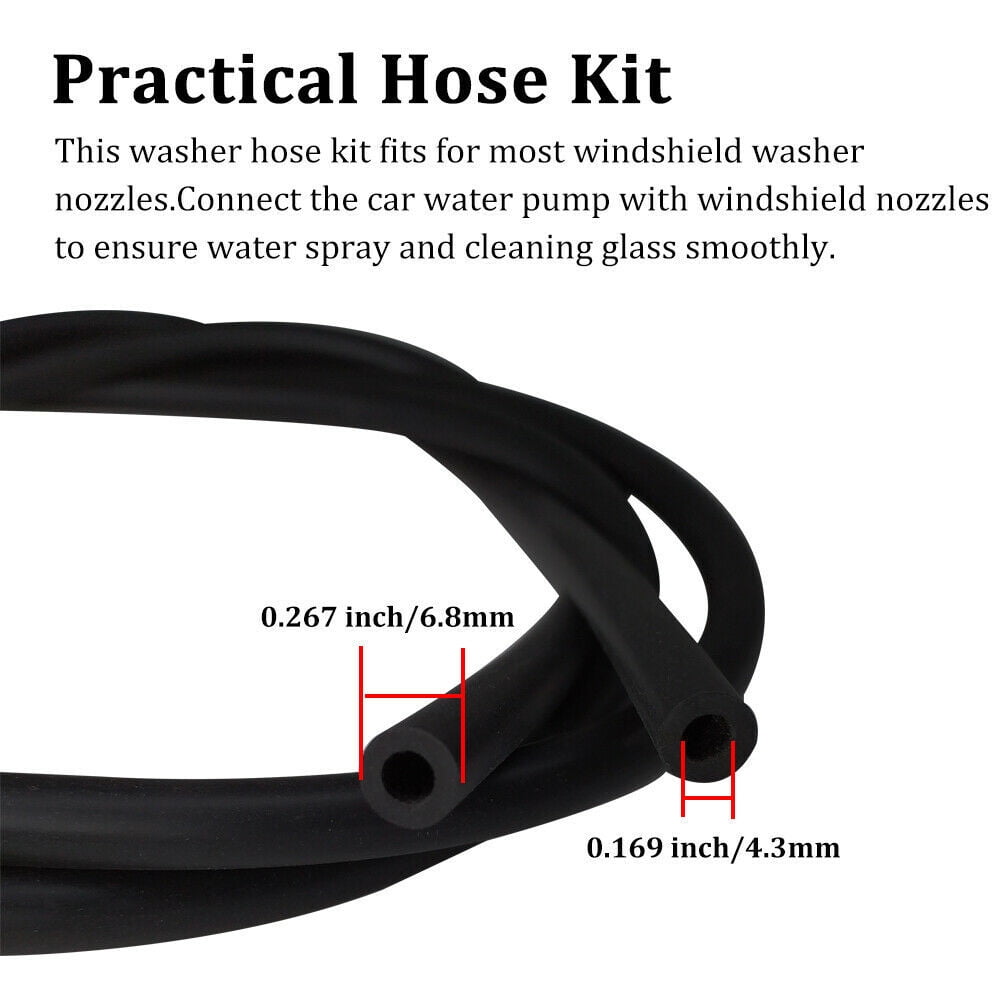 Cieatiam Car wiper water spray Hose glass cleaning spray pipe water ...